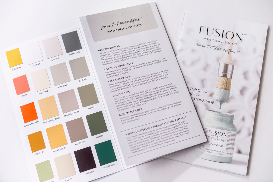 Fusion Colour Card (true to colour) - Fusion Mineral Paint – Love This ...